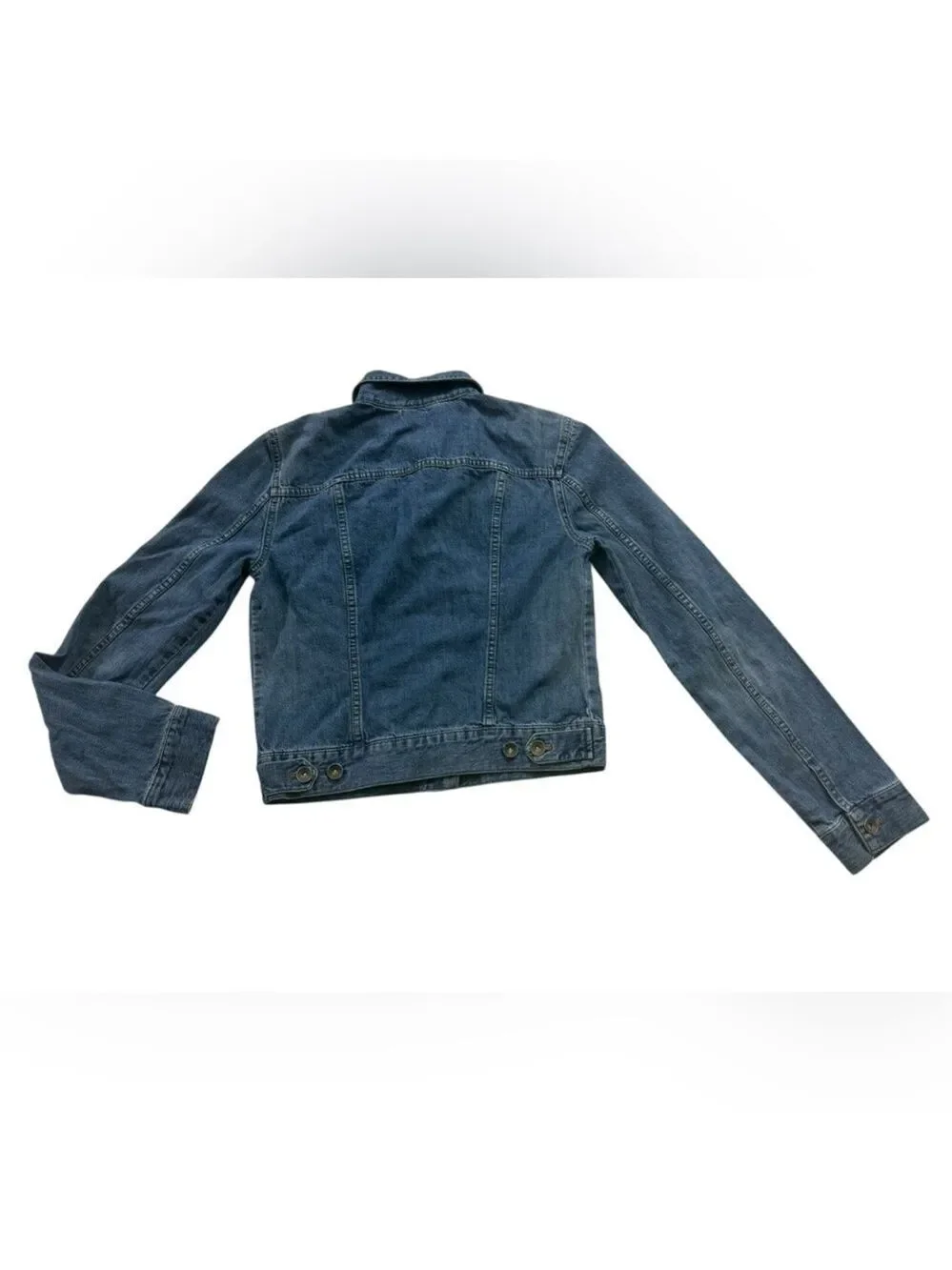 Dkny | Jackets & Coats | Dkny Jeans Cropped Button Front Denim Jacket ...